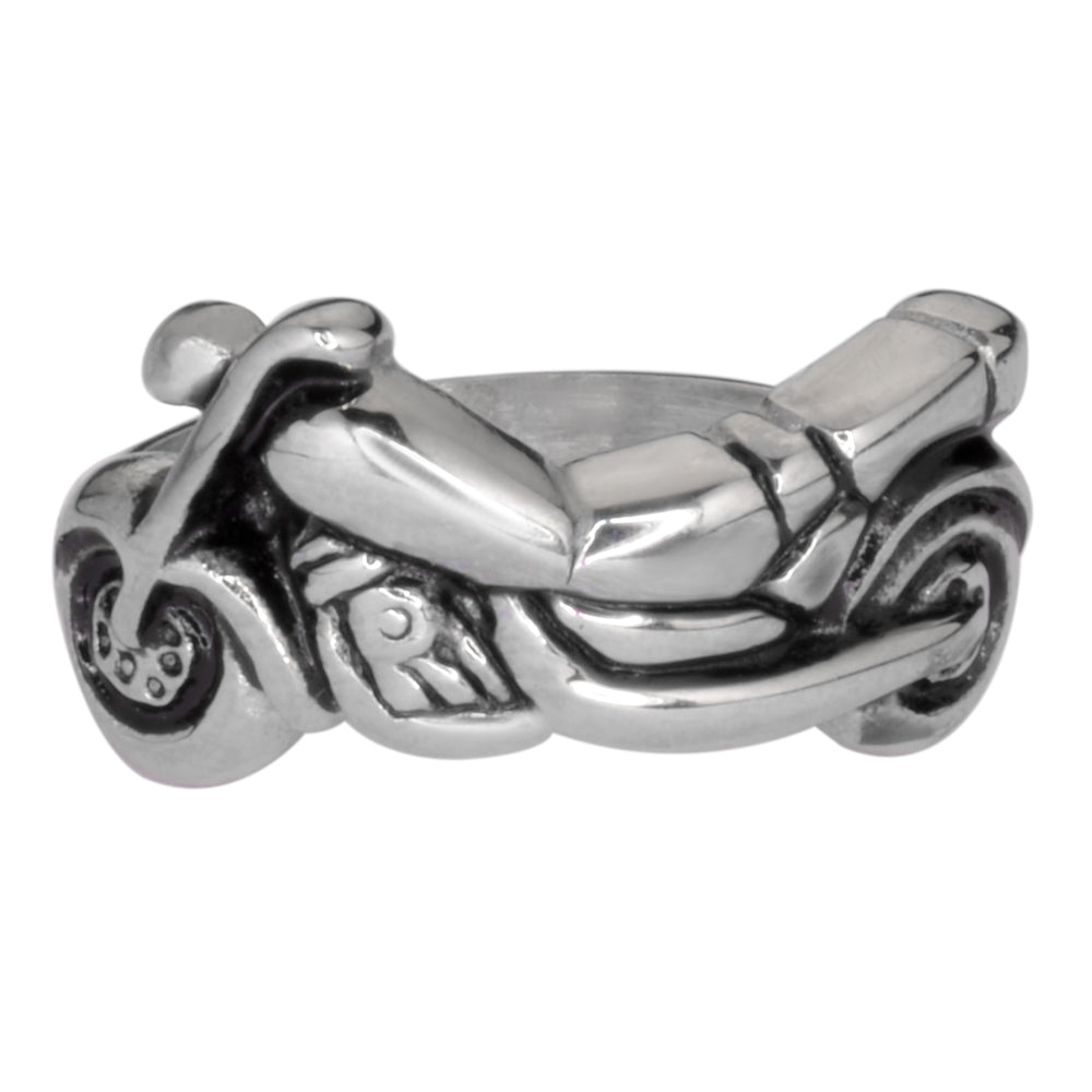 SK1051 Ladies Motorcycle Bike Ring Stainless Steel Motorcycle Jewelry ...