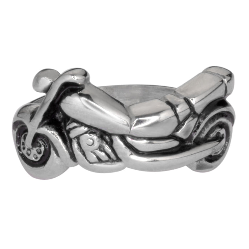 SK1051 Ladies Motorcycle Bike Ring Stainless Steel Motorcycle Jewelry ...