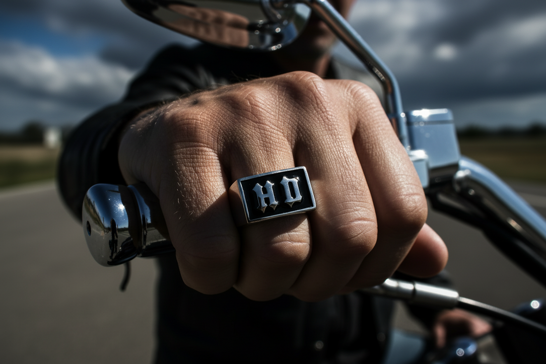 SK1056 Gents Ring "Heavy Duty" Stainless Steel Motorcycle Jewelry ...