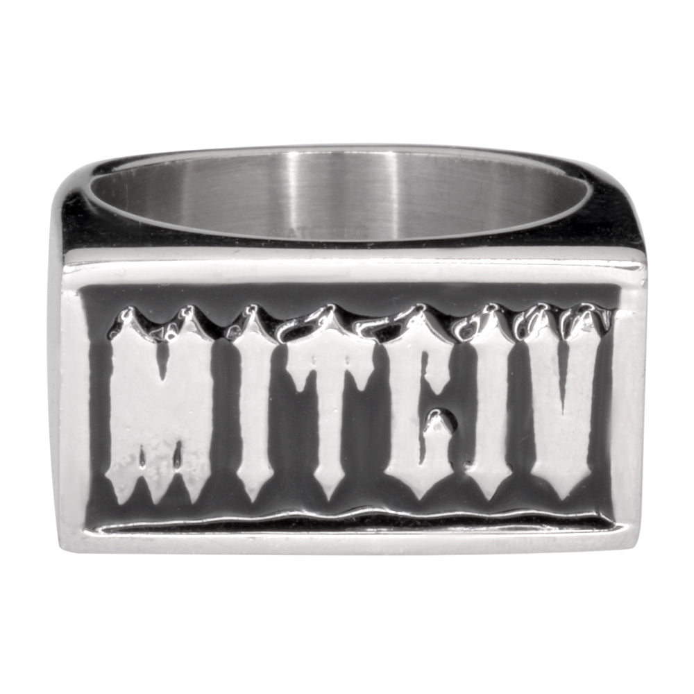 SK1711 Gents Victim Ring Knock-Out Forehead Stamp Stainless Steel Moto ...